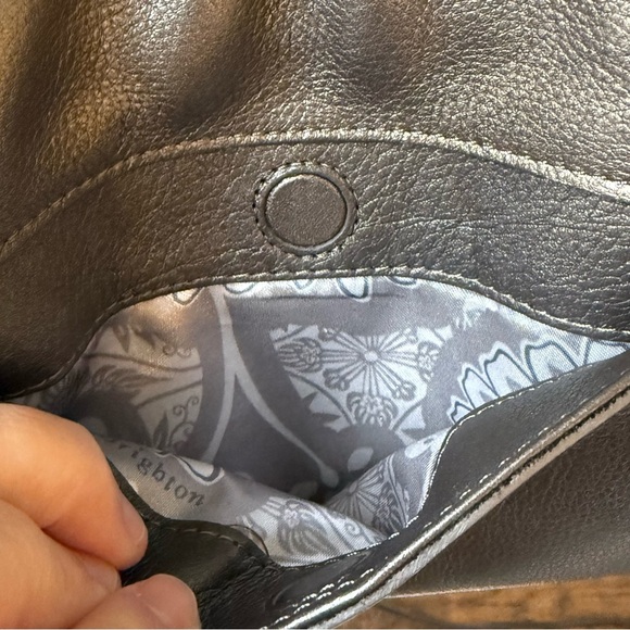 Brighton | Bags | Brighton Angelina Pewter Shoulder Bag Purse With ...